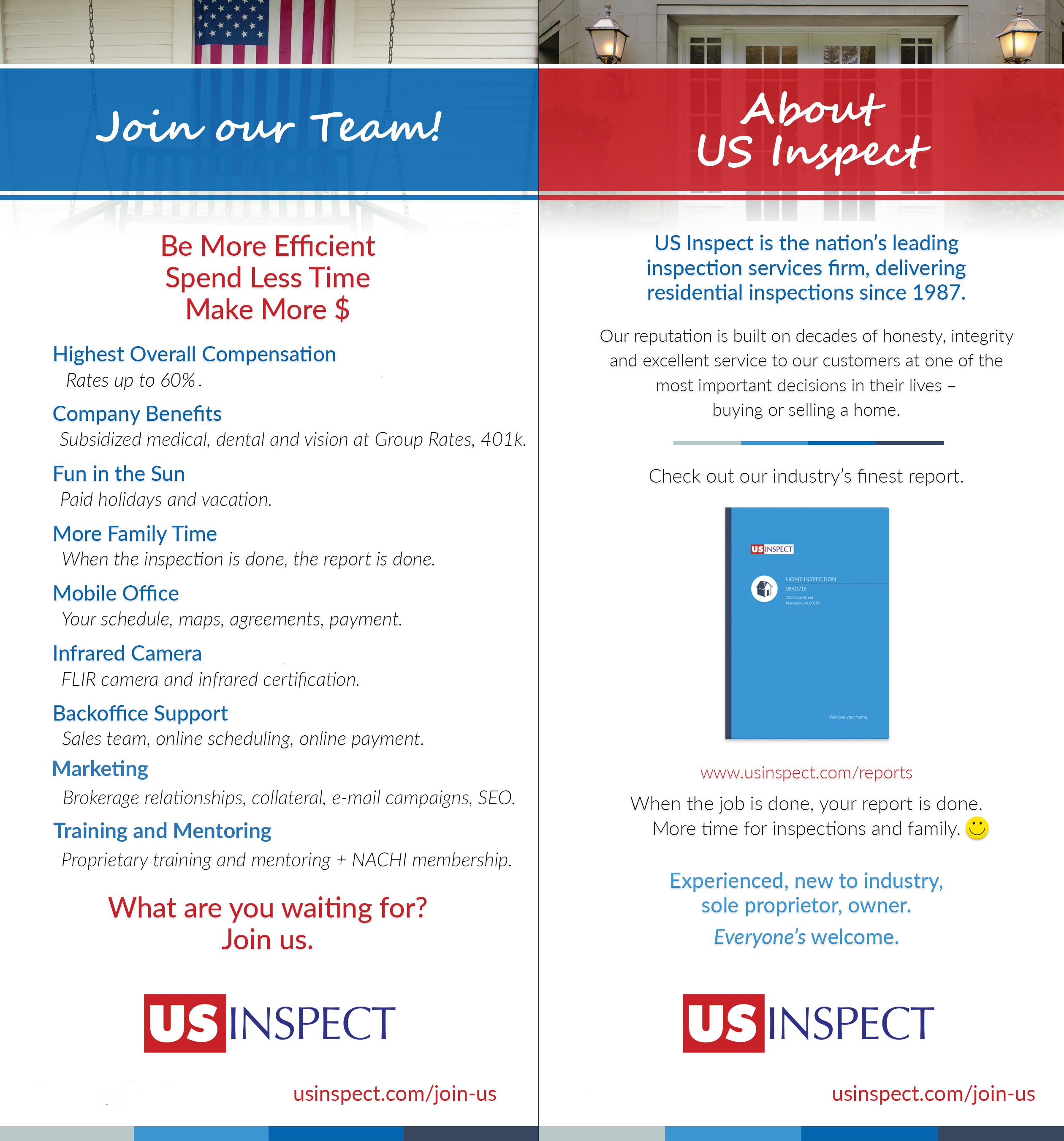 US Inspect Recruiting - Home Inspections by US Inspect