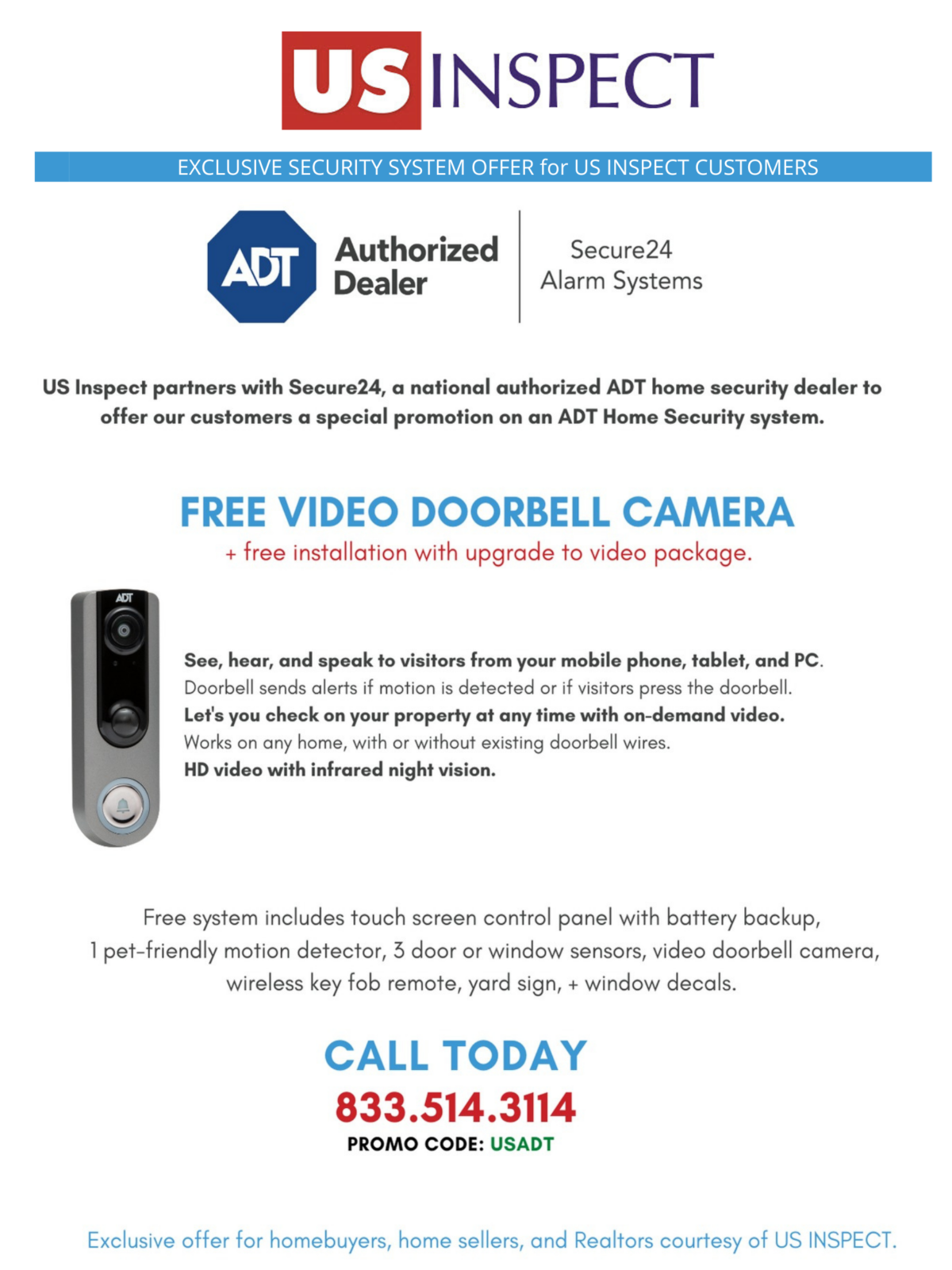 Security Systems - Home Inspections by US Inspect